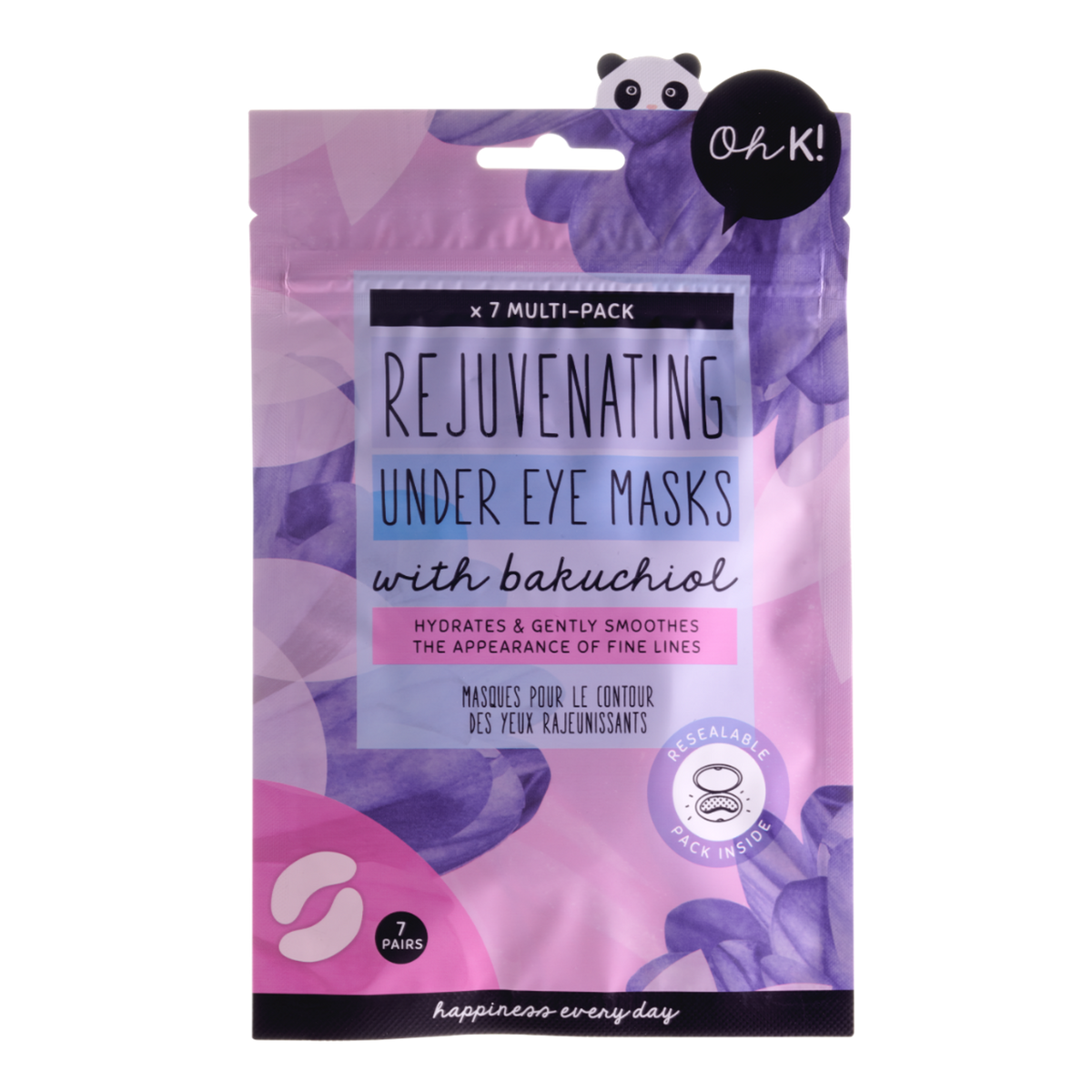 Oh K! Rejuvenating Under Eye Mask with Bakuchiol (7 pairs) | Distinct ...